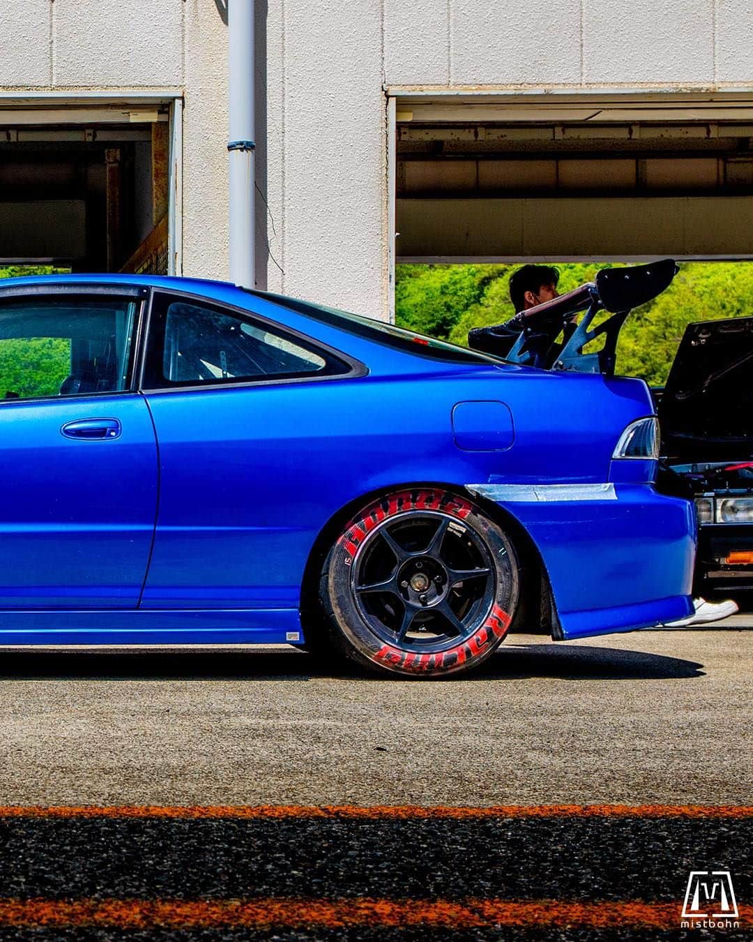 mistbahnさんのインスタグラム写真 - (mistbahnInstagram)「_ 後続ウォッシャー Honda DC2 Integra ...