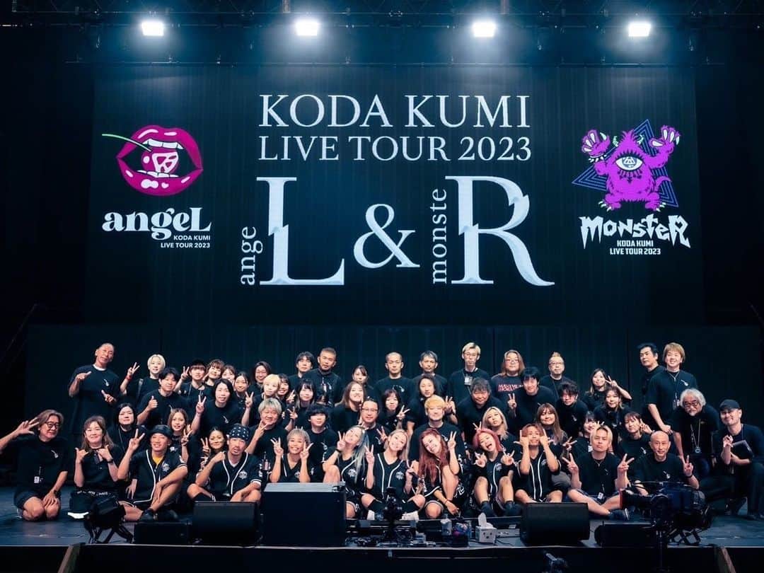 Achiさんのインスタグラム写真 - (AchiInstagram)「KODA KUMI LIVE TOUR 2023 〜angeL&monsteR〜 3月から始まったロングツアー 13箇所 ...