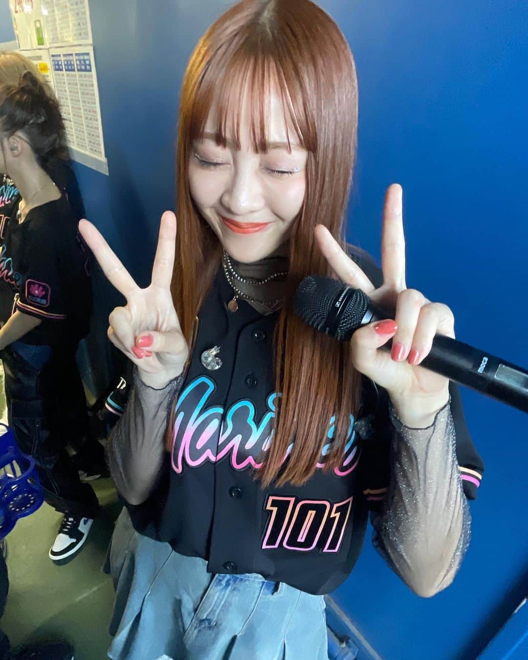 moca さんのインスタグラム写真 - (moca Instagram)「本日は千葉ロッテマリーンズvs北海道日本ハムファイターズの試合前に ...