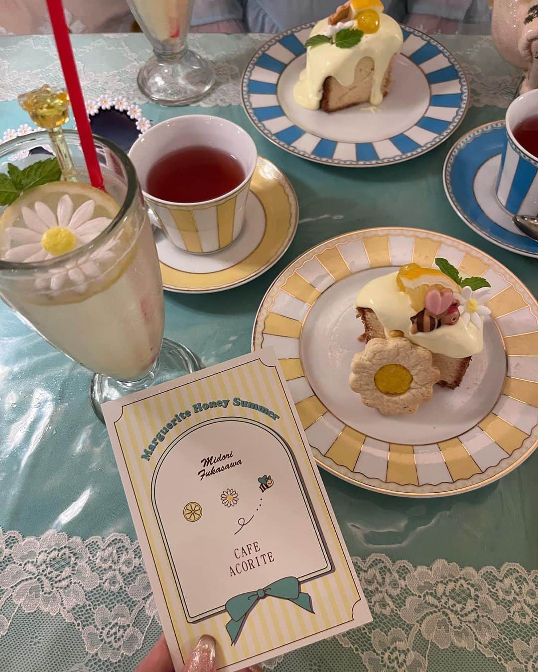 エリンコさんのインスタグラム写真 - (エリンコInstagram)「🌼🐝 . @midorifukasawa ちゃんと @cafe ...