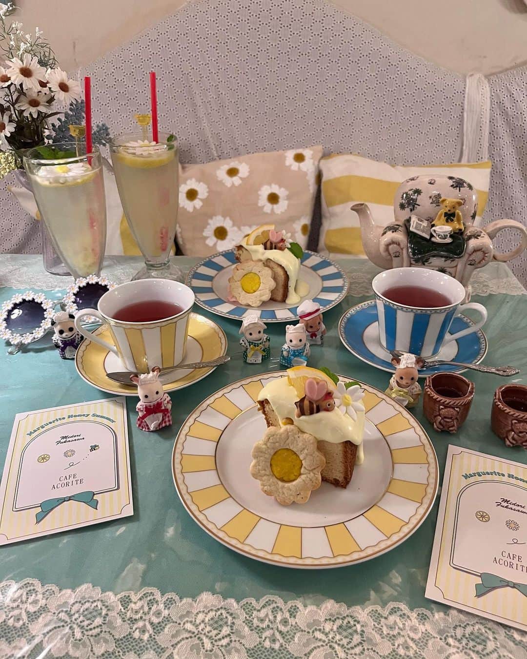 エリンコさんのインスタグラム写真 - (エリンコInstagram)「🌼🐝 . @midorifukasawa ちゃんと @cafe ...