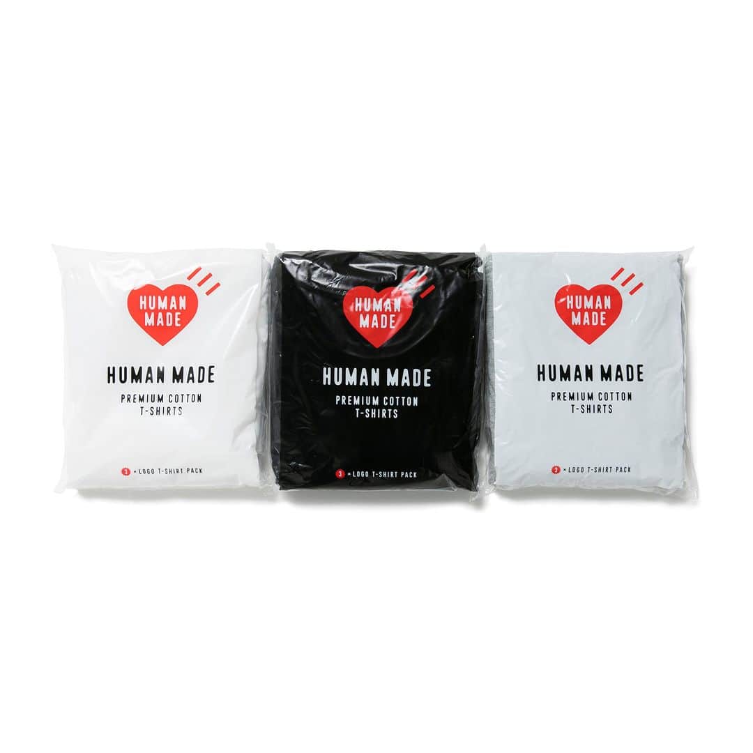 HUMAN MADEさんのインスタグラム写真 - (HUMAN MADEInstagram)「"3PACK T-SHIRT SET" is ...