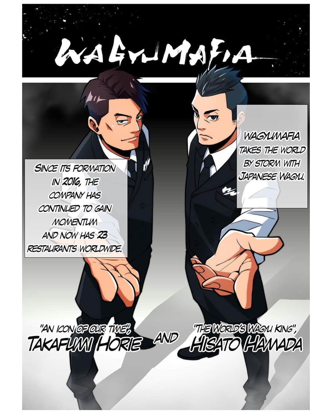 HAMADAHISATOさんのインスタグラム写真 - (HAMADAHISATOInstagram)「WAGYUMAFIA MANGA ...