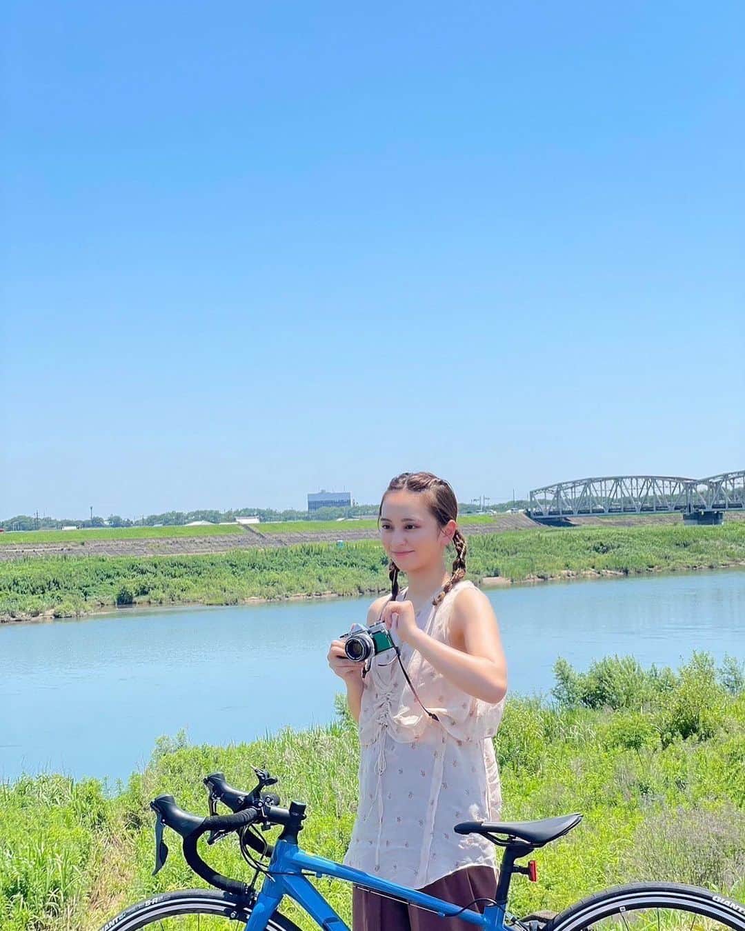 岡田結実さんのインスタグラム写真 - (岡田結実Instagram)「・ 📷BLOCK47―サイクル 住所：岐阜県羽島市福寿町千代田3丁目54 TEL：058－372－3196 営業時間：10 ...