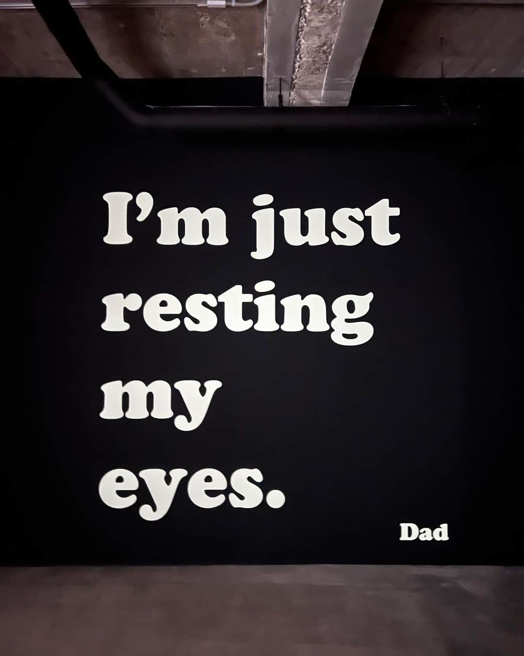 唐川美音さんのインスタグラム写真 - (唐川美音Instagram)「. Ryan Gander I’M JUST RESTING MY EYES ライアン・ガンダー アイムジ ...