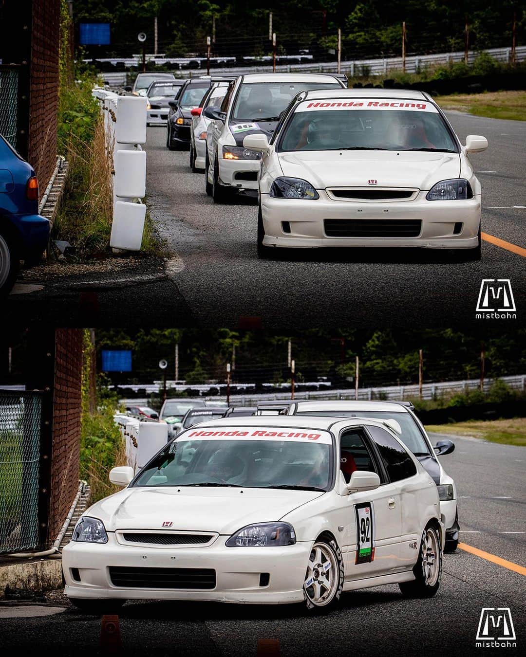 mistbahnさんのインスタグラム写真 - (mistbahnInstagram)「_ PRIZM RACING Honda EK9 ...