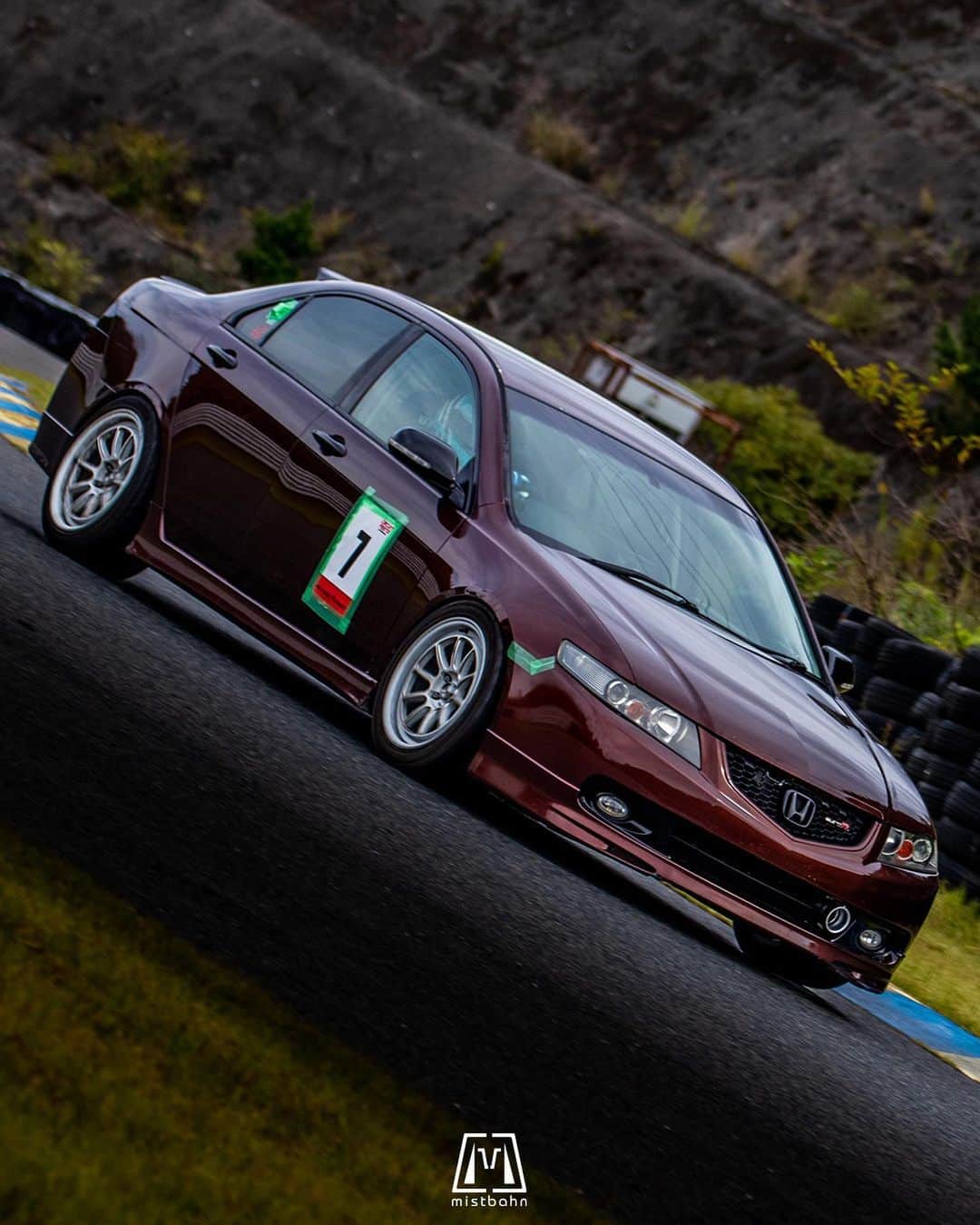 mistbahnさんのインスタグラム写真 - (mistbahnInstagram)「_ 茶コード Honda CL7 Accord Euro ...