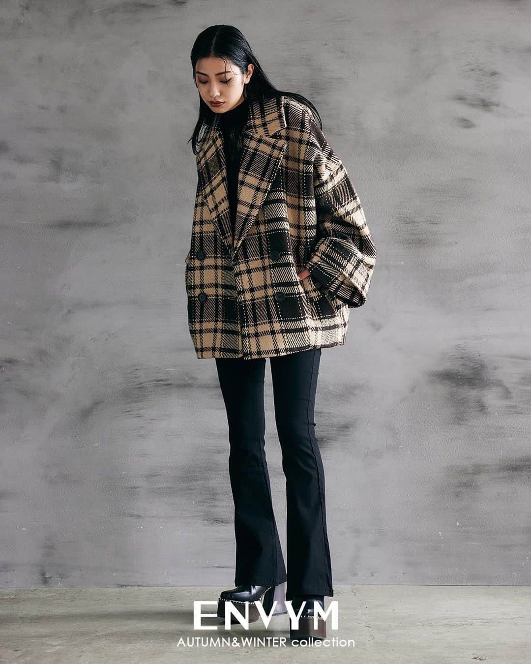 ENVYMさんのインスタグラム写真 - (ENVYMInstagram)「【𝟐𝟎𝟐𝟑 𝐀𝐔𝐓𝐔𝐌𝐍&𝐖𝐈𝐍𝐓𝐄𝐑 𝐜𝐨𝐥𝐥𝐞𝐜𝐭𝐢𝐨𝐧】 ⁡ ENVYM AUTUMN&WINTER ...