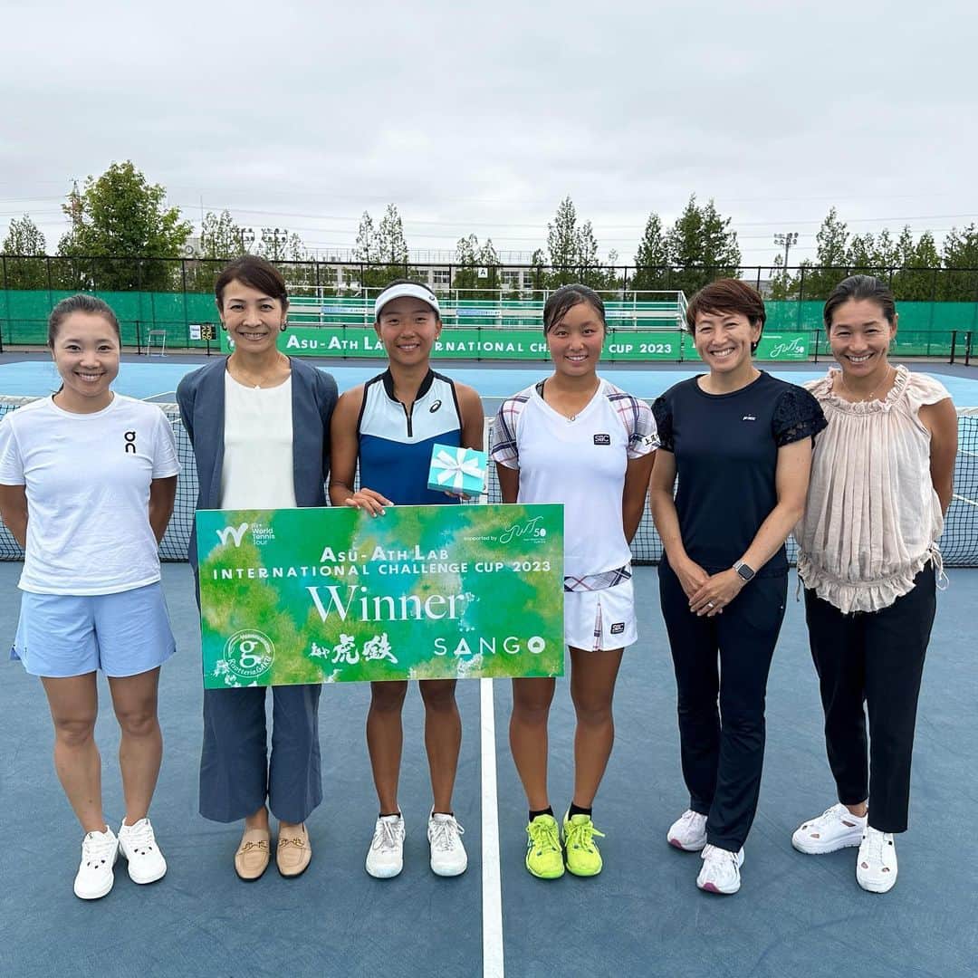 杉山愛さんのインスタグラム写真 - (杉山愛Instagram)「@jwt50_japanwomenstennistop50 札幌での3大会も2大会が無事に終了🎾 今週がいよいよ最後の週となり ...