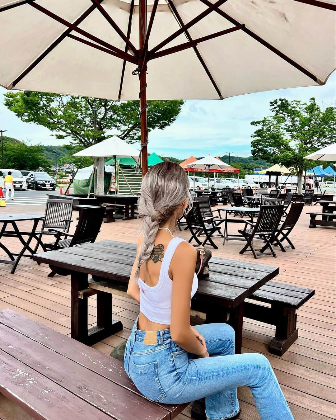 草野春香さんのインスタグラム写真 - (草野春香Instagram)「. 🏷 @blondey_official やっぱり選ぶのはカップ付き🐚💛 #blondey」8月8日 17時31分 ...