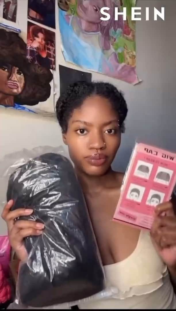 SHEINさんのインスタグラム動画 - (SHEINInstagram)「Wig: LAID 💃 @dajnaedoss: SLAYED 🔥🔥🔥 Turn heads in our easy ...