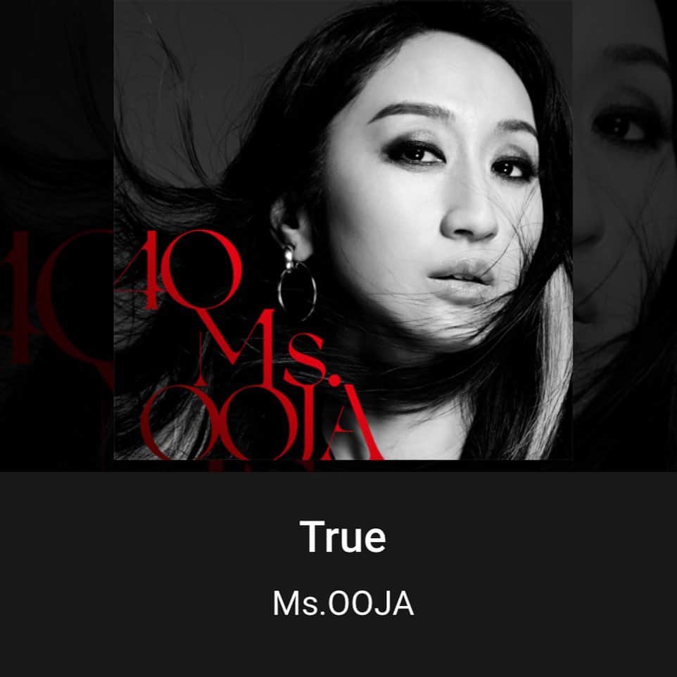 Ms.OOJAさんのインスタグラム写真 - (Ms.OOJAInstagram)「9/6発売アルバム「40」より 第二弾シングル「True」配信スタートしました🦋 たくさん聴いてね ️ 第二弾 ...