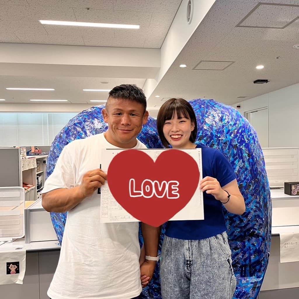 北岡悟さんのインスタグラム写真 - (北岡悟Instagram)「8/8(火)、私北岡悟は天野心愛さんと入籍しました。 二人、取り敢えずは ...