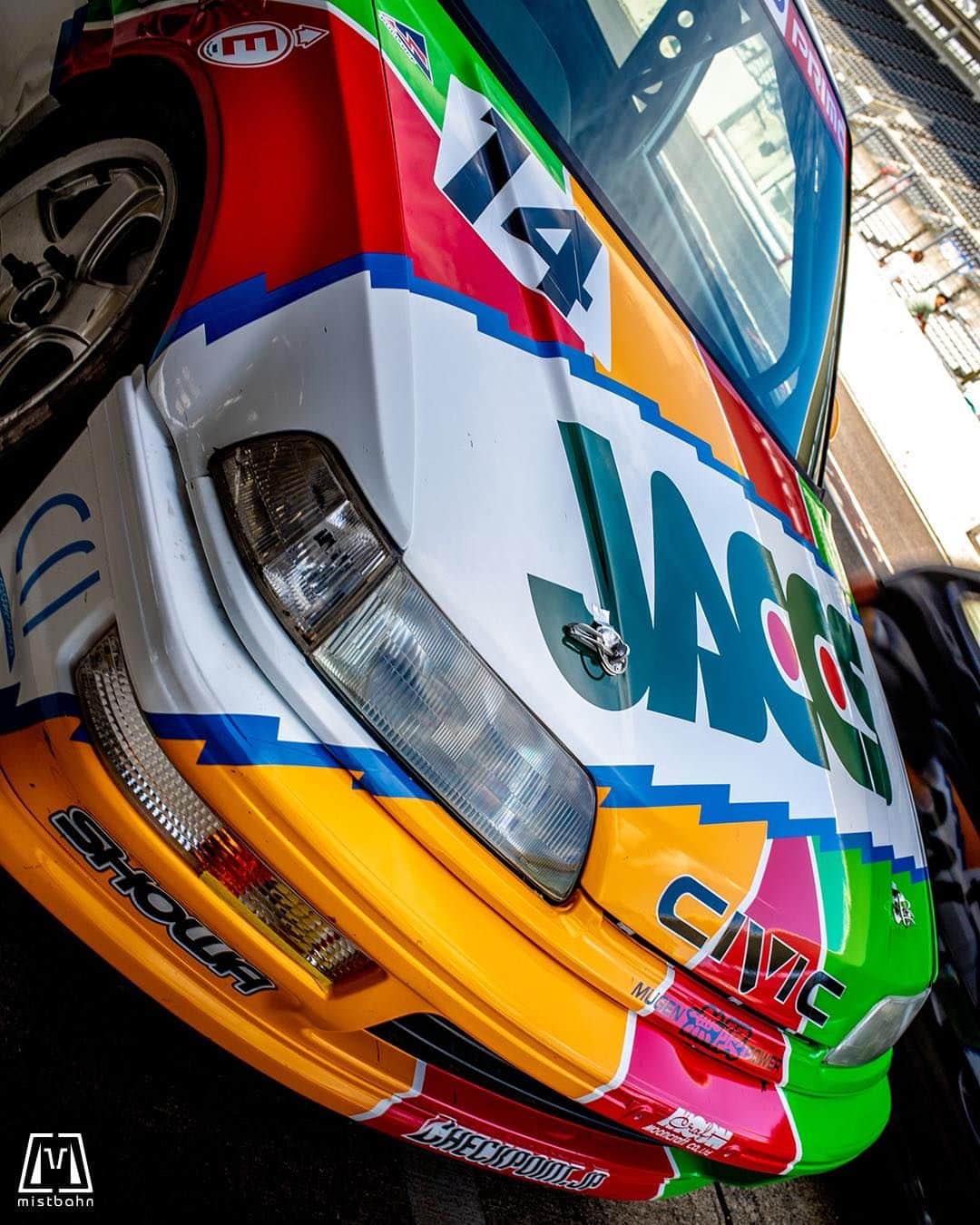 mistbahnさんのインスタグラム写真 - (mistbahnInstagram)「_ WHARP RACING 瞬間移動 Honda ...