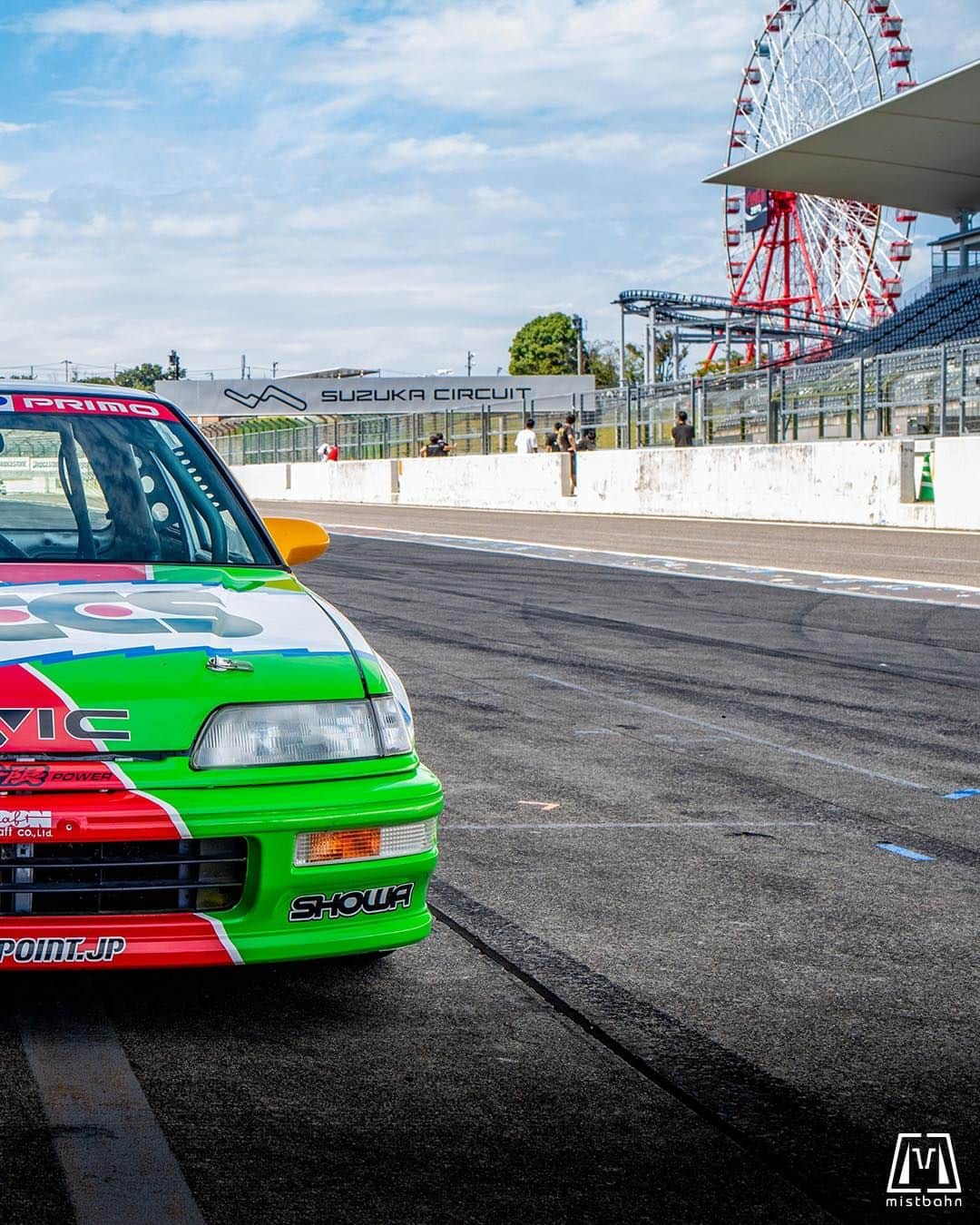 mistbahnさんのインスタグラム写真 - (mistbahnInstagram)「_ WHARP RACING 瞬間移動 Honda ...