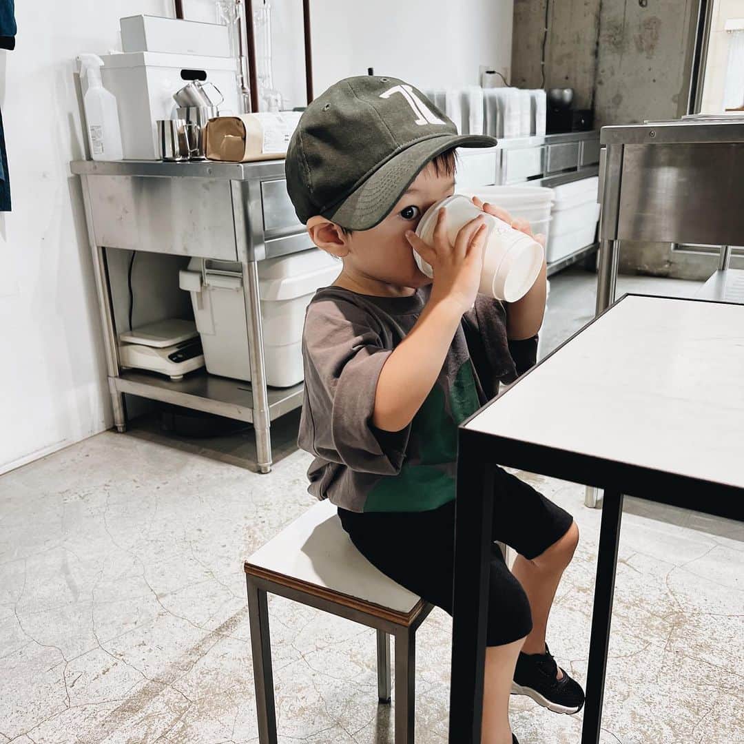 ukapiさんのインスタグラム写真 - (ukapiInstagram)「⠀ ⠀ ⠀ ぱぱっこ👦🏻♡ ⠀ 本日で1歳半に☝🏻 ⠀ ゲーセンしに行って、 バイキンマンとアンパンマンget ...