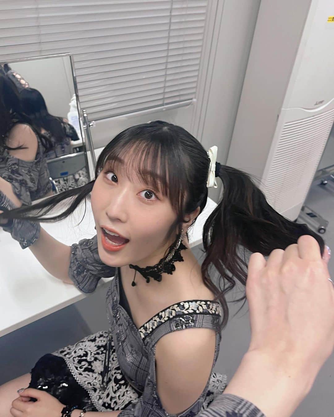 段原瑠々さんのインスタグラム写真 - (段原瑠々Instagram)「🐶 カメラマン植村さん😊 #juicejuice #段原瑠々 #ツインテール」8月10日 18時58分 - ruru ...