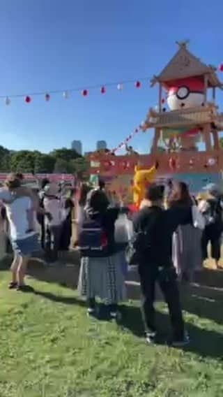 Pokémonさんのインスタグラム動画 - (PokémonInstagram)「Live from Pokémon Matsuri Park ...