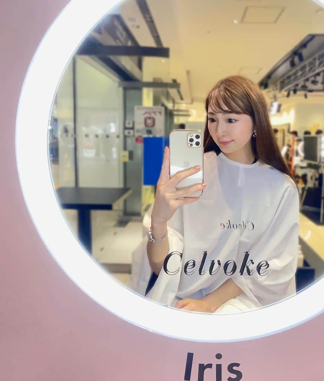 西村笑花さんのインスタグラム写真 - (西村笑花Instagram)「♡ ・ ・ @celvoke.jp POP UP EVENT 💄💗 今日はメイクアーティストAKIRAさんの メイクショー ...