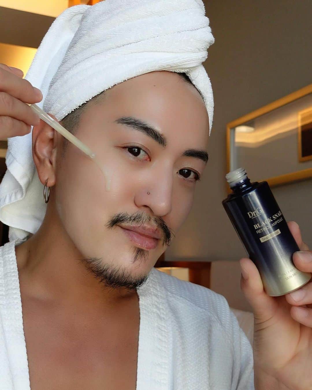 JunJunさんのインスタグラム写真 - (JunJunInstagram)「. Dr.G x JunJunコラボLIVE 🐌 見てくださった皆様ありがとうございました☺️ 僕が大好きな韓国 ...