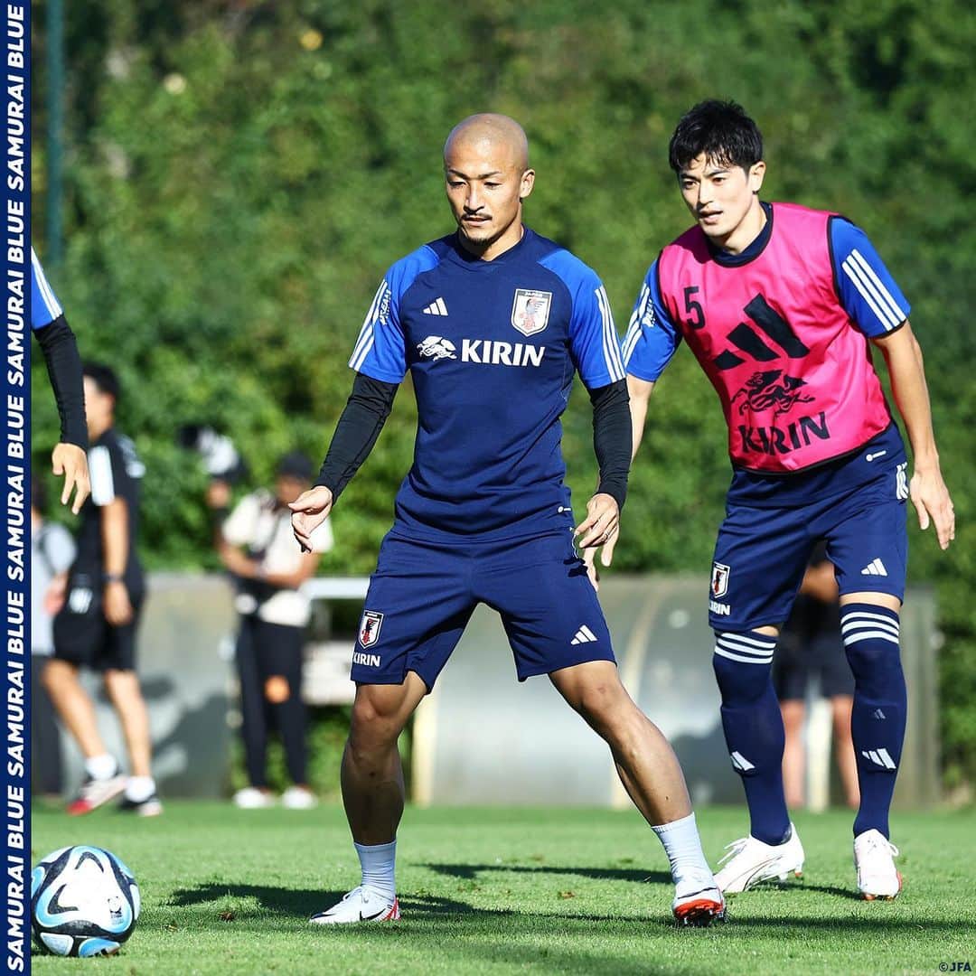 日本サッカー協会さんのインスタグラム写真 - (日本サッカー協会Instagram)「. 🔹#SAMURAIBLUE🔹 【2023.9.7 Training Report ️】 快晴の空の下 ...