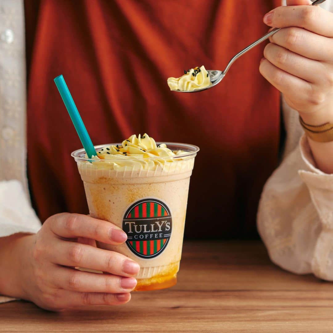 タリーズコーヒーさんのインスタグラム写真 - (タリーズコーヒーInstagram)「食後のデザートに🍠😊 ＆TEA OIMOティーシェイク（FROZEN） はいかがですか？ とろっと蜜芋の ...