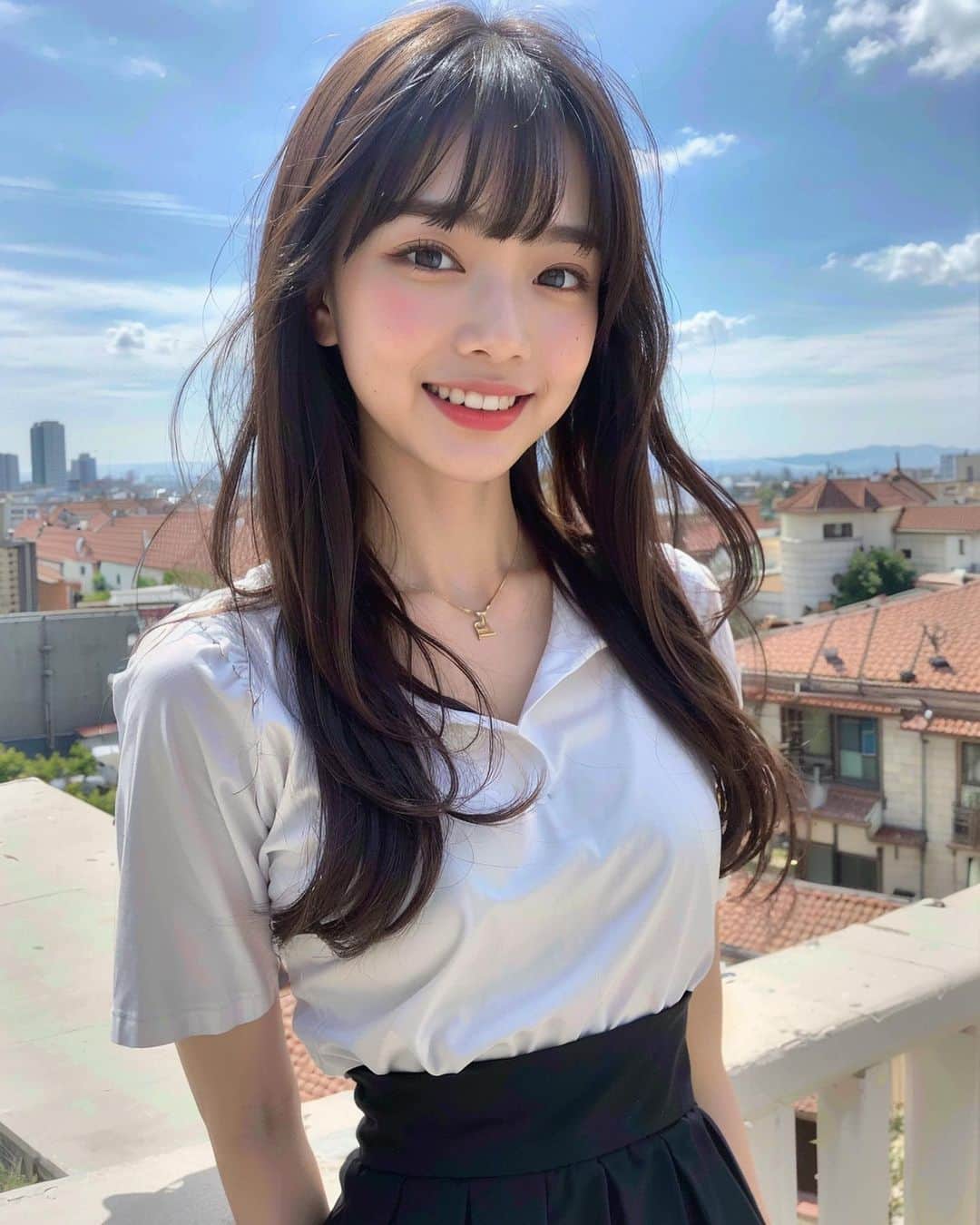 おおきなおともだち【AI美女】さんのインスタグラム写真 - (おおきなおともだち【AI美女】Instagram)「ちょっと涼しくなってきたね。 #AIグラビア #AIイラスト #Alphoto ...