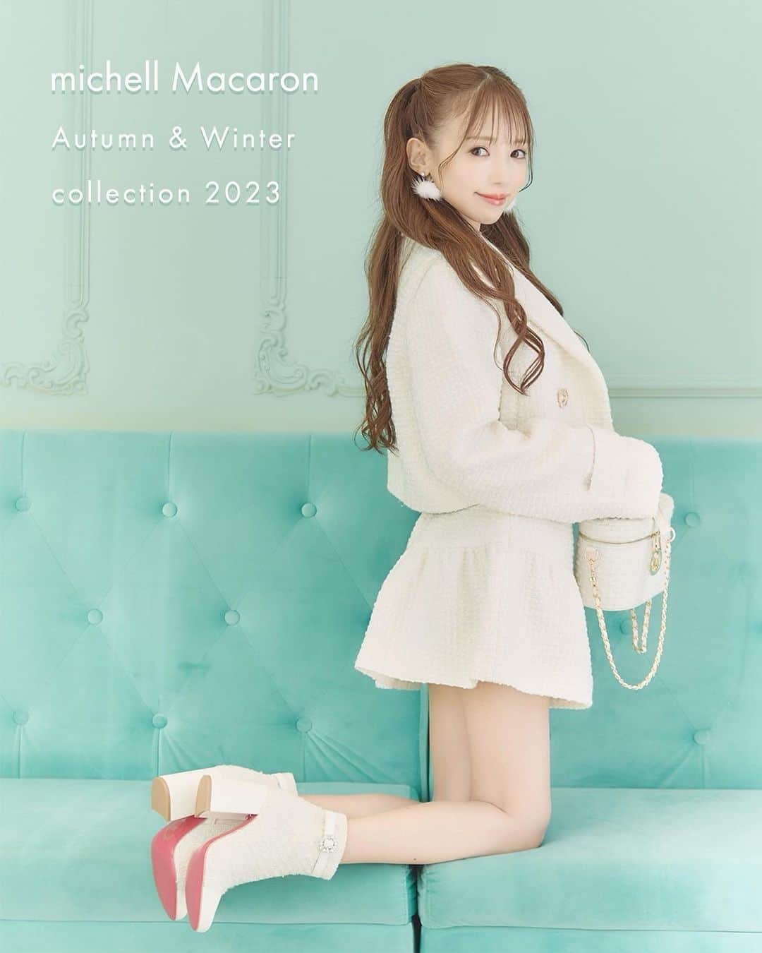 八鍬里美さんのインスタグラム写真 - (八鍬里美Instagram)「michell Macaron Autumn/Winter 2023🍂⛄️ 新作リクエスト始まりました.｡o♡ 気になる ...