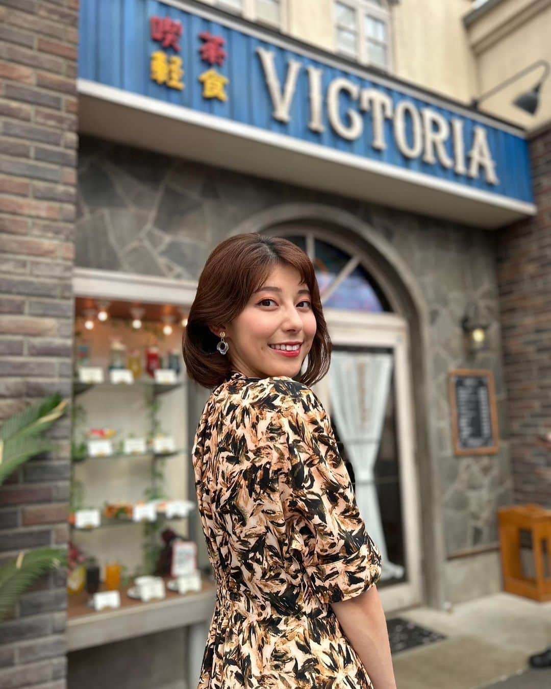 TBS「Nスタ」さんのインスタグラム写真 - (TBS「Nスタ」Instagram)「今日のすたすた中継🚶‍♀️は 西武園ゆうえんちからお伝えしました🎡 懐かしの昭和に上村アナがタイムスリップ ...