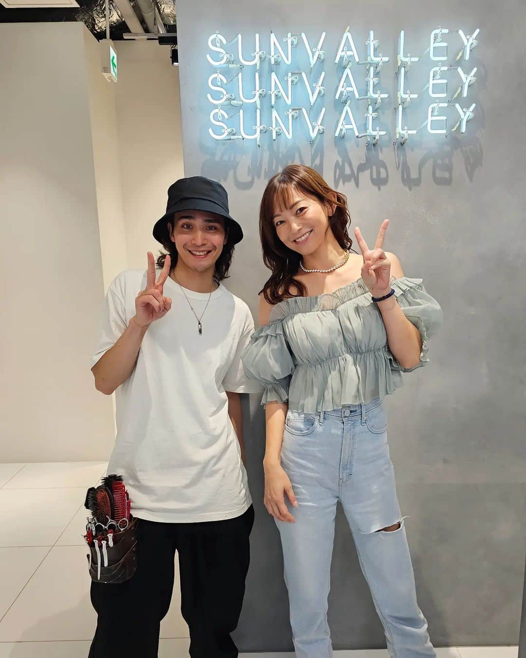 佐藤純さんのインスタグラム写真 - (佐藤純Instagram)「SUNVALLEY でカラー&トリートメント @_sunvalley_ 今回は藤森くん😊 @morimooooori ...