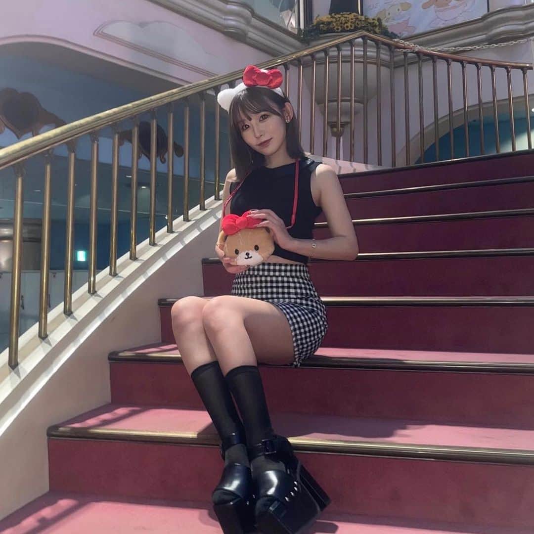七嶋舞さんのインスタグラム写真 七嶋舞instagram「大好きなキティちゃん🎀」8月18日 13時31分 Nanashimamai 7437