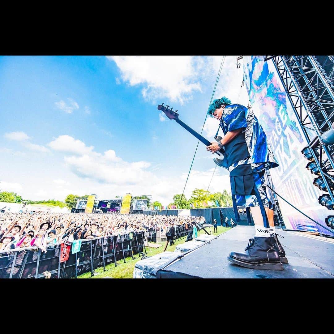 上杉研太さんのインスタグラム写真 - (上杉研太Instagram)「「MONSTER baSH 2023」 香川県・国営讃岐まんのう公園 灼熱のモンバス！！ 最高でした ありがとう😊 ...