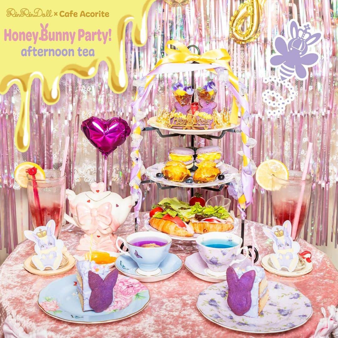 RinRinさんのインスタグラム写真 - (RinRinInstagram)「Honey Bunny Party! Afternoon Tea ...