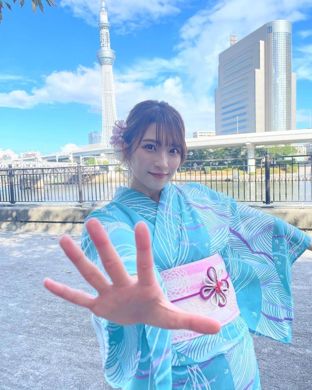 二瓶有加さんのインスタグラム写真 二瓶有加instagram 「 今年、初浴衣🐳 たのしすぎるチェキ撮影でした📸 たーーくさん