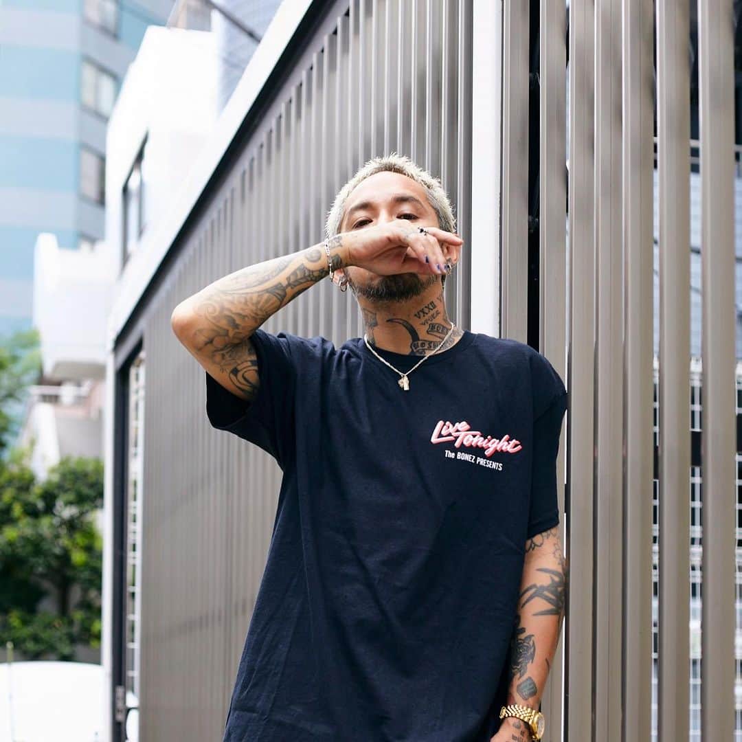 The BONEZさんのインスタグラム写真 - (The BONEZInstagram)「【Hall Tour Goods 公開】 LIVE TONIGHT-Tee 2023 ¥4,000 ...