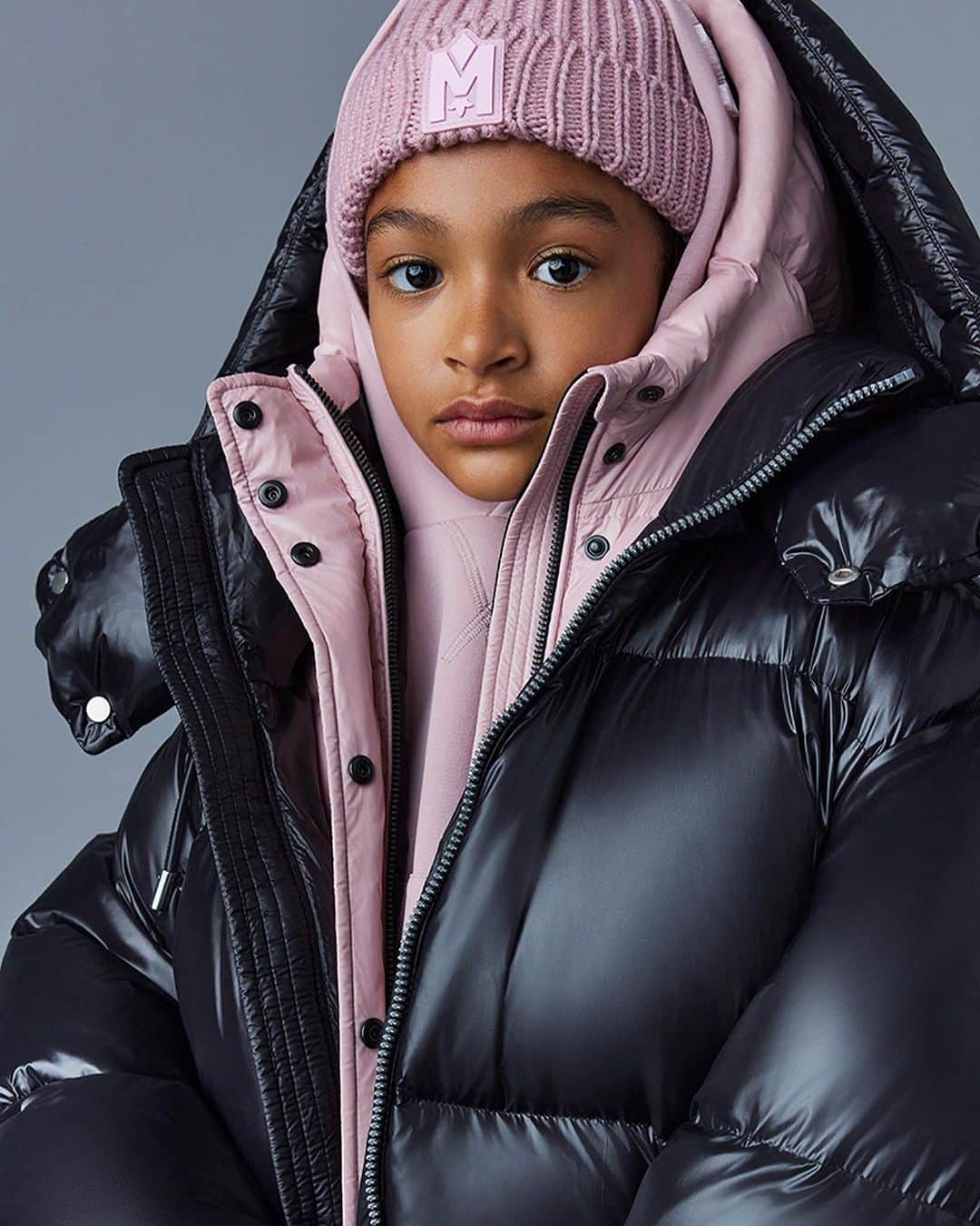 マッカージュさんのインスタグラム写真 - (マッカージュInstagram)「MINI ME Lustrous down parkas ...