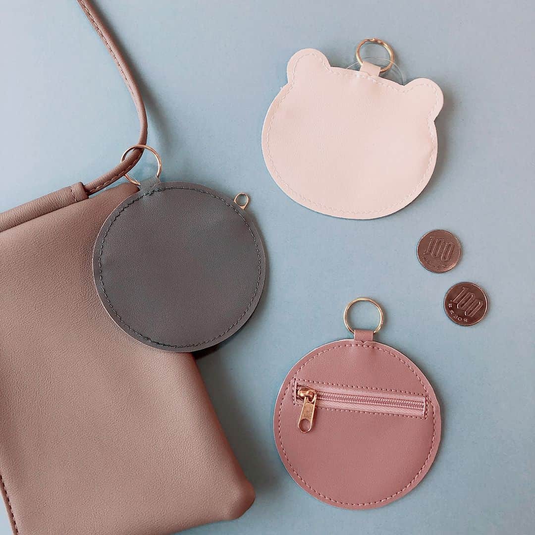 cando/キャンドゥさんのインスタグラム写真 - (cando/キャンドゥInstagram)「バッグにさりげないワンポイント♪ #合皮コインケースリング付 #ベア ...