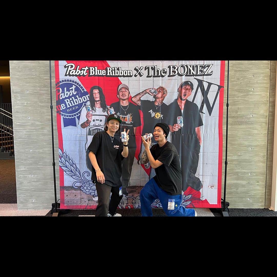 The BONEZさんのインスタグラム写真 - (The BONEZInstagram)「. The BONEZ Presents LIVE TONIGHT ツアーキャンペーン 会場にて ...