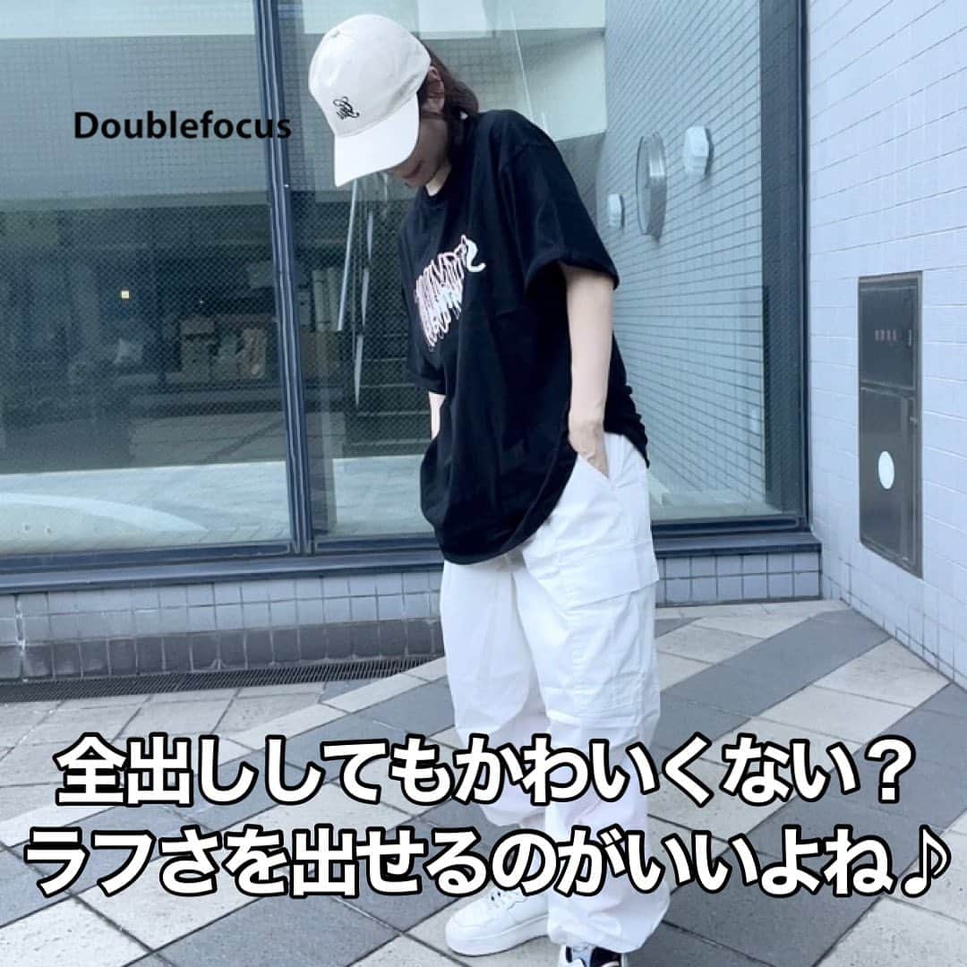 ダブルフォーカス【公式】さんのインスタグラム写真 - (ダブルフォーカス【公式】Instagram)「スト女必見！ カーゴパンツコーデ4選！ 気になる着用アイテムは商品タグからチェックしてね ...