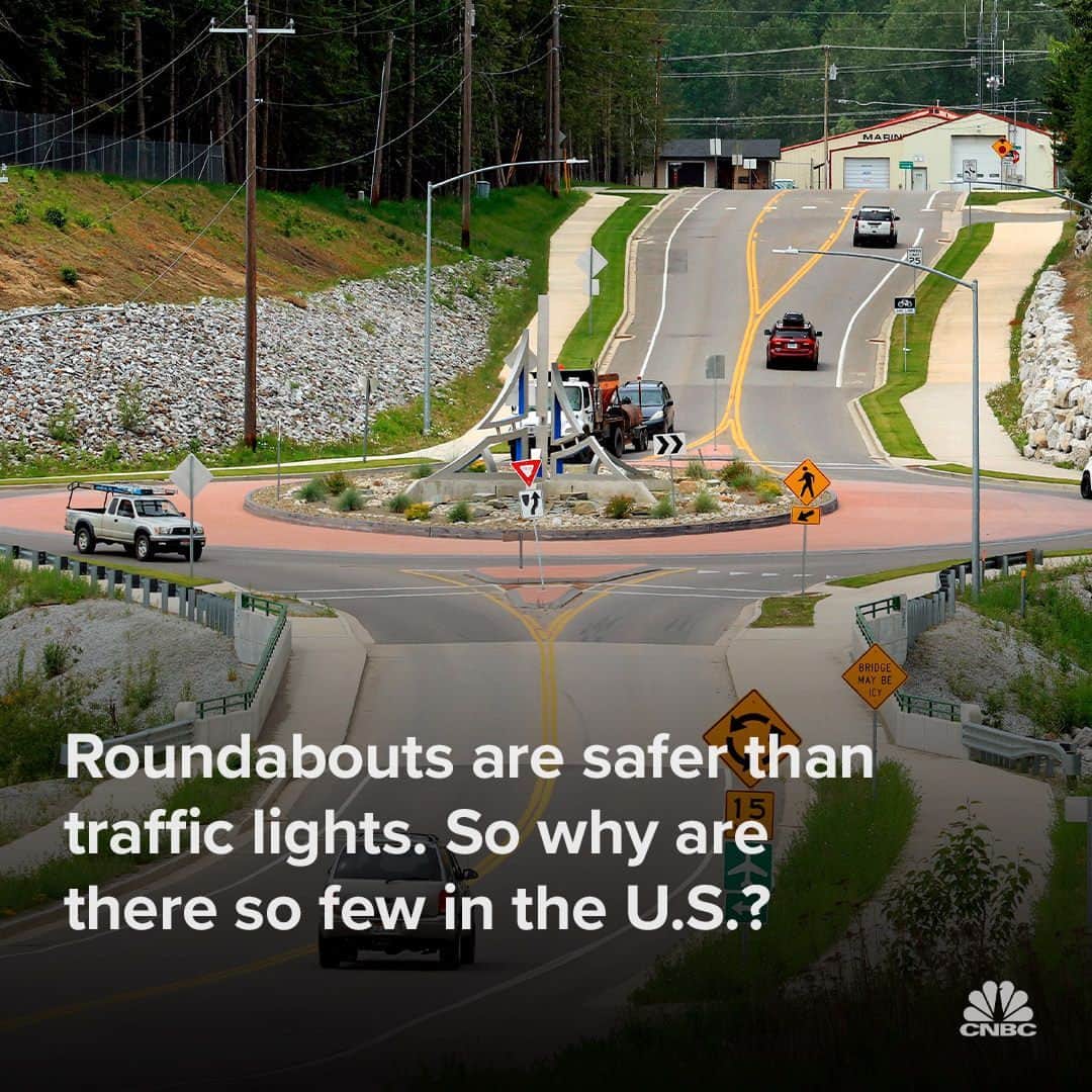 CNBCさんのインスタグラム写真 - (CNBCInstagram)「Consider the simple roundabout — a ...