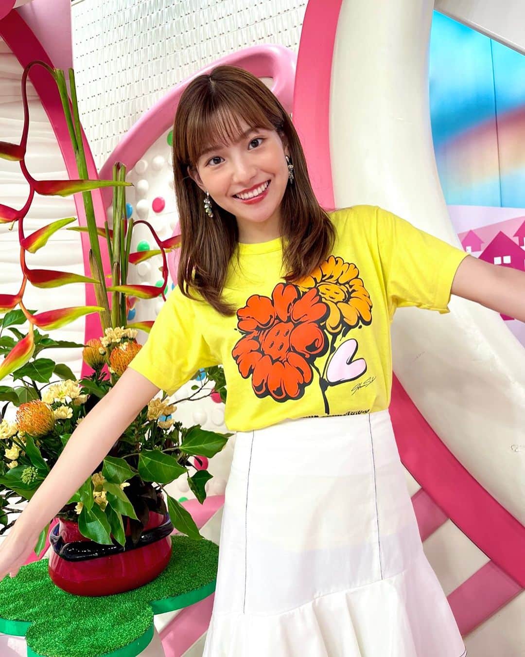 後藤楽々さんのインスタグラム写真 - (後藤楽々Instagram)「今週もOha!4ありがとうございました！☺️ みなさん週末ゆっくりできますように！☺️ #oha4」8月25日 19時43 ...