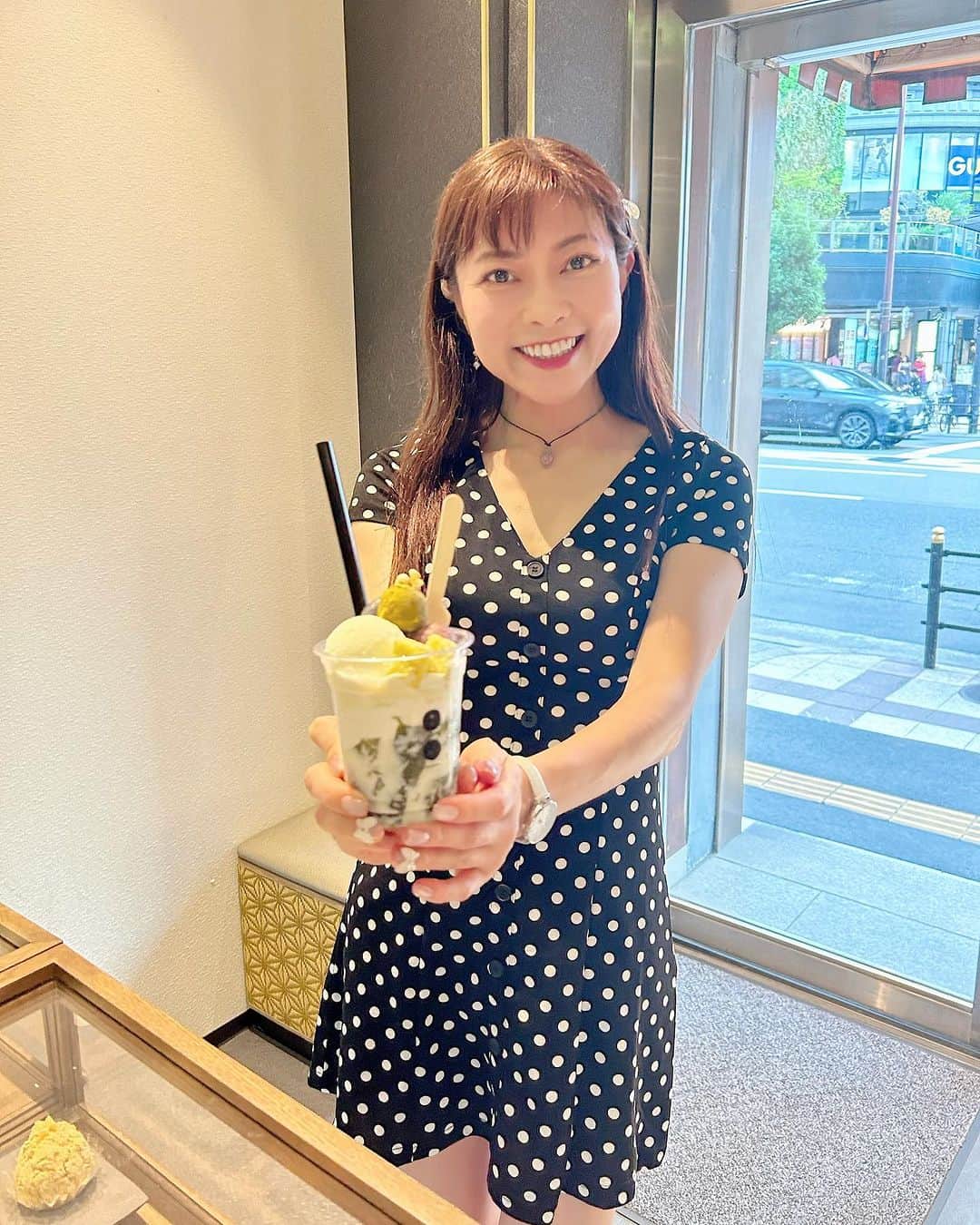 DJ MIYAさんのインスタグラム写真 - (DJ MIYAInstagram)「やっほ♡こないだ東京に帰る前に大阪・梅田の新阪急ホテル一階に ...