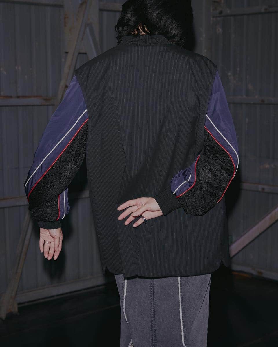 Ameri vintageさんのインスタグラム写真 - (Ameri vintageInstagram)「DOCKING SLEEVE BLOUSON (col.BLK / GRY) ー8 ...