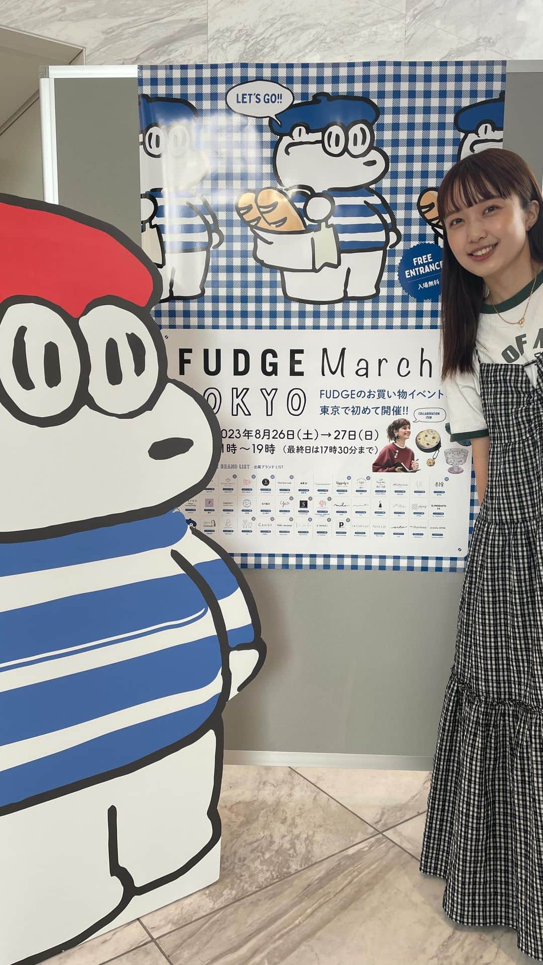 FUDGEさんのインスタグラム動画 - (FUDGEInstagram)「今日まで【8/26,27開催!!】FUDGEのお買い物イベント「FUDGE Marché（ファッジマルシェ）」で ...