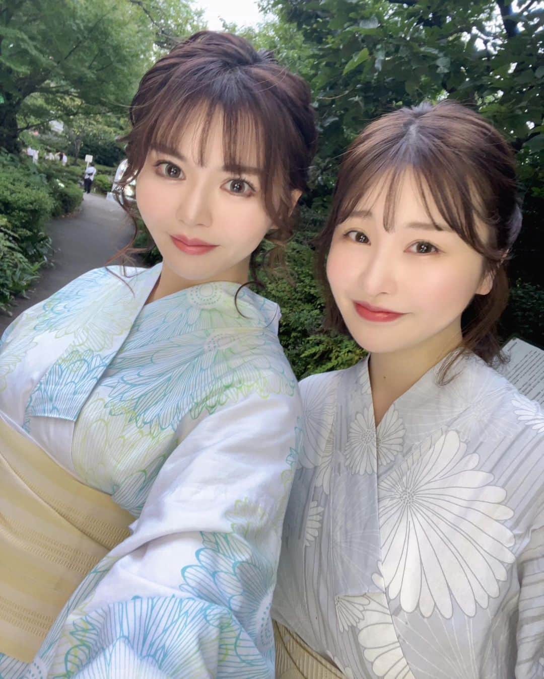 木南美々さんのインスタグラム写真 - (木南美々Instagram)「⁡ ⁡ みほちゃんと麻布十番まつり 浴衣を着て行ってきました〜🍧 ⁡ ...