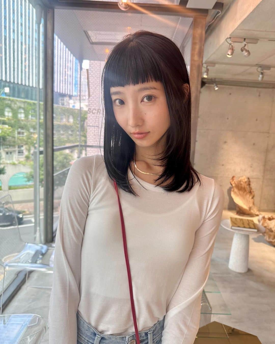 飯島望未さんのインスタグラム写真 - (飯島望未Instagram)「Top @unoa08 Leotard @levdance Pants @chacott_jp #適当な組み合わせ 前髪 ...