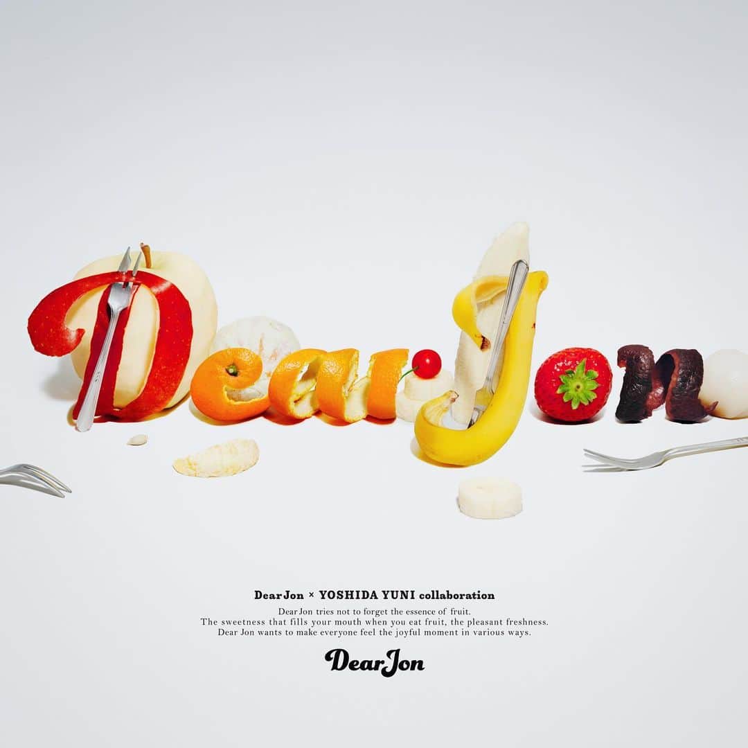 吉田ユニさんのインスタグラム写真 - (吉田ユニInstagram)「Fruit shop "Dear Jon" × YUNI YOSHIDA ...