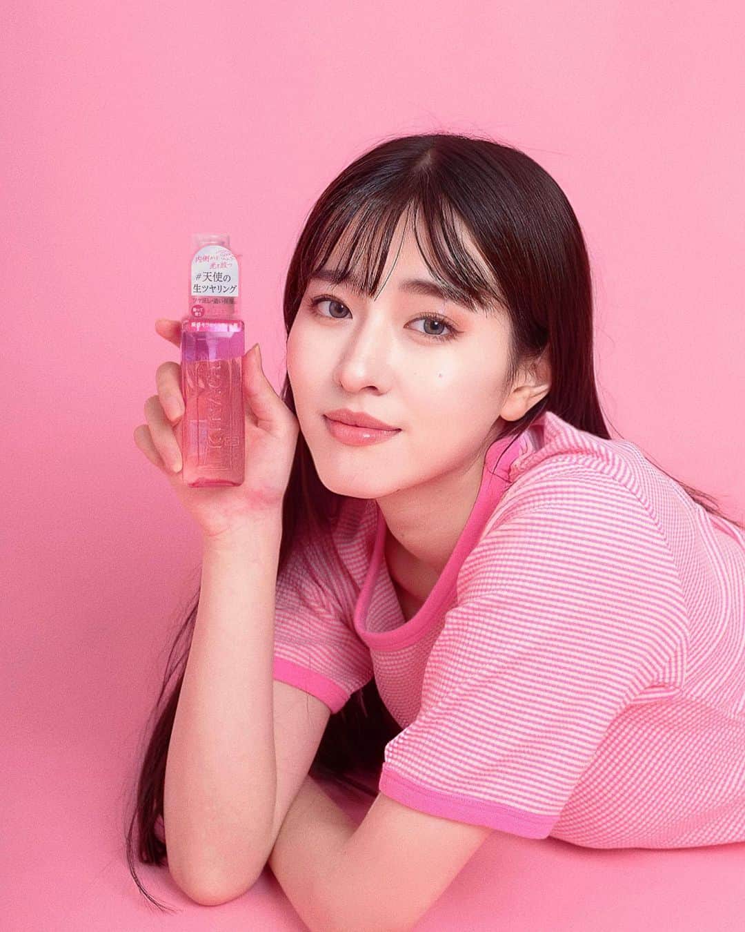 ぷかさんのインスタグラム写真 - (ぷかInstagram)「KIRAGEさんから新商品の【デュアルエフェクト ヘアミスト】がでたよ🌸 ・ ・ このヘアミストはオイル層と美容液層の2層タイプで ...