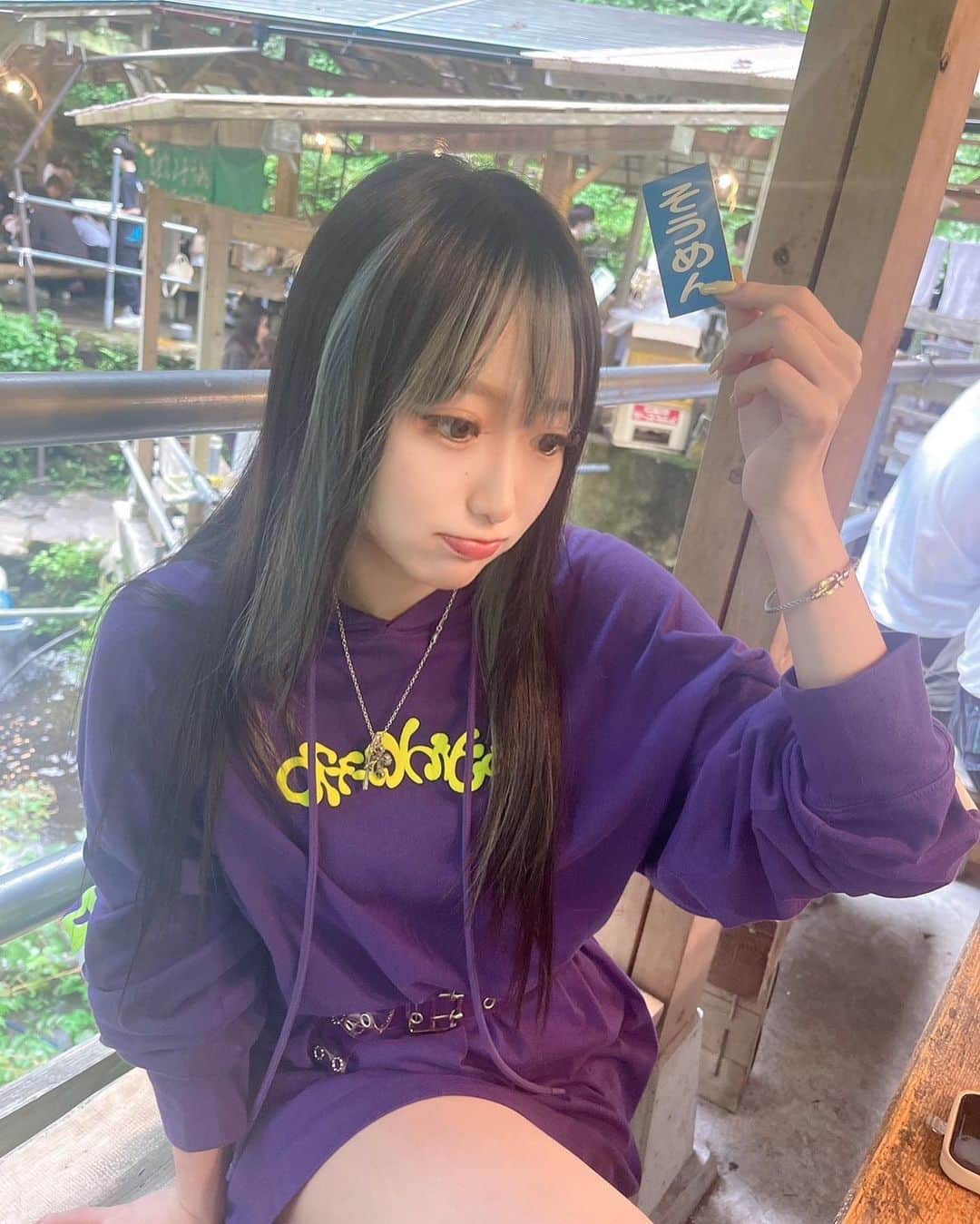 えりぴょんさんのインスタグラム写真 - (えりぴょんInstagram)「. . 1時間半待ちした念願の流しそうめん🥺🥺 この日が待ちきれなく ...