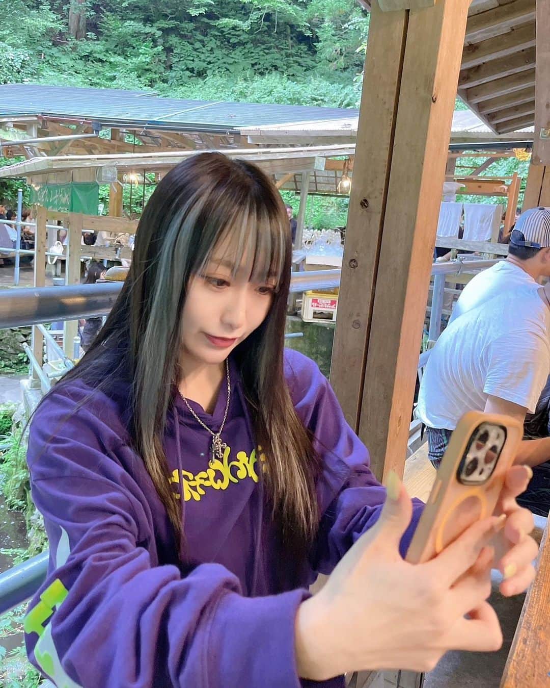 えりぴょんさんのインスタグラム写真 - (えりぴょんInstagram)「. . 1時間半待ちした念願の流しそうめん🥺🥺 この日が待ちきれなく ...